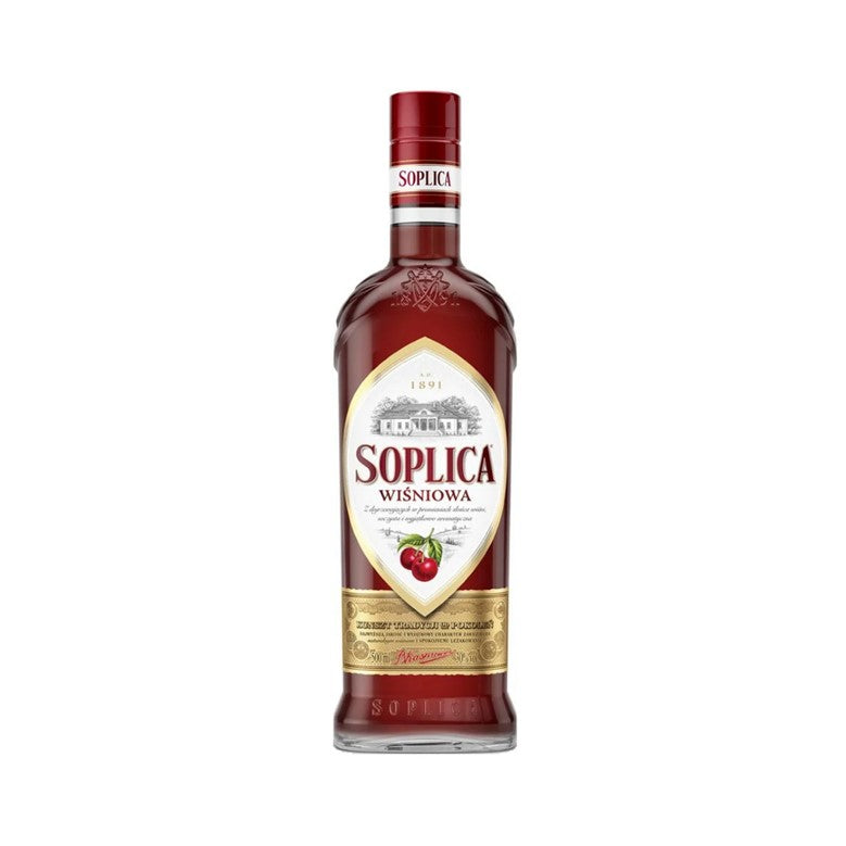 Soplica Wisniowa Polish Cherry Vodka Liqueur 28% 50cl - cellier.co.uk