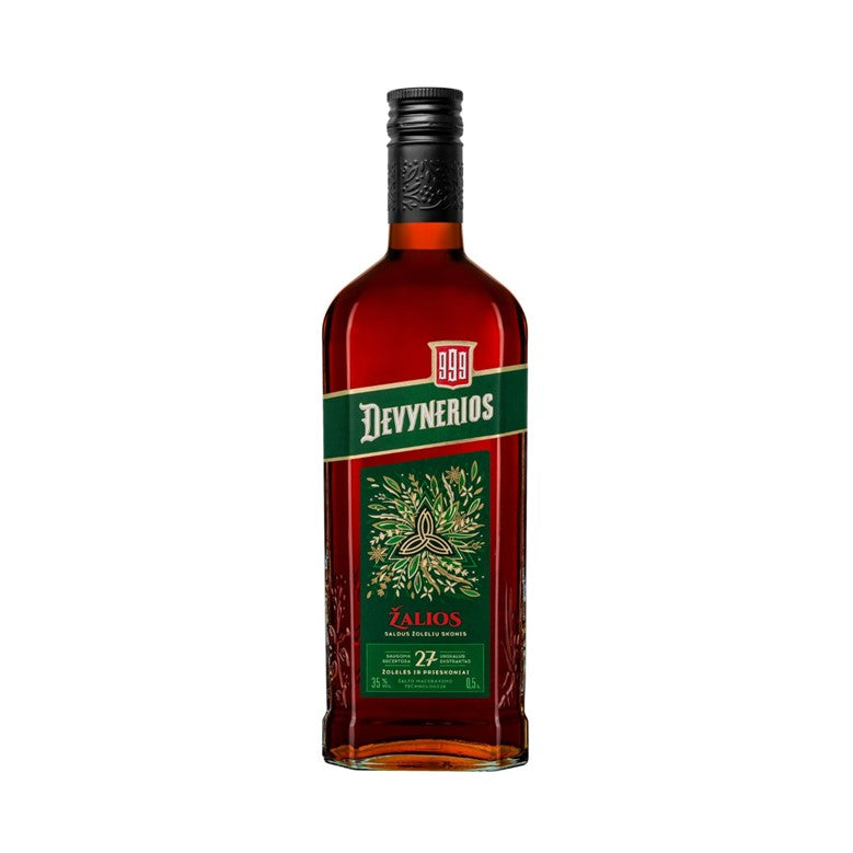 Stumbras 'Zalios Devynerios' 999 Green Nines Liqueur 70cl - cellier.co.uk